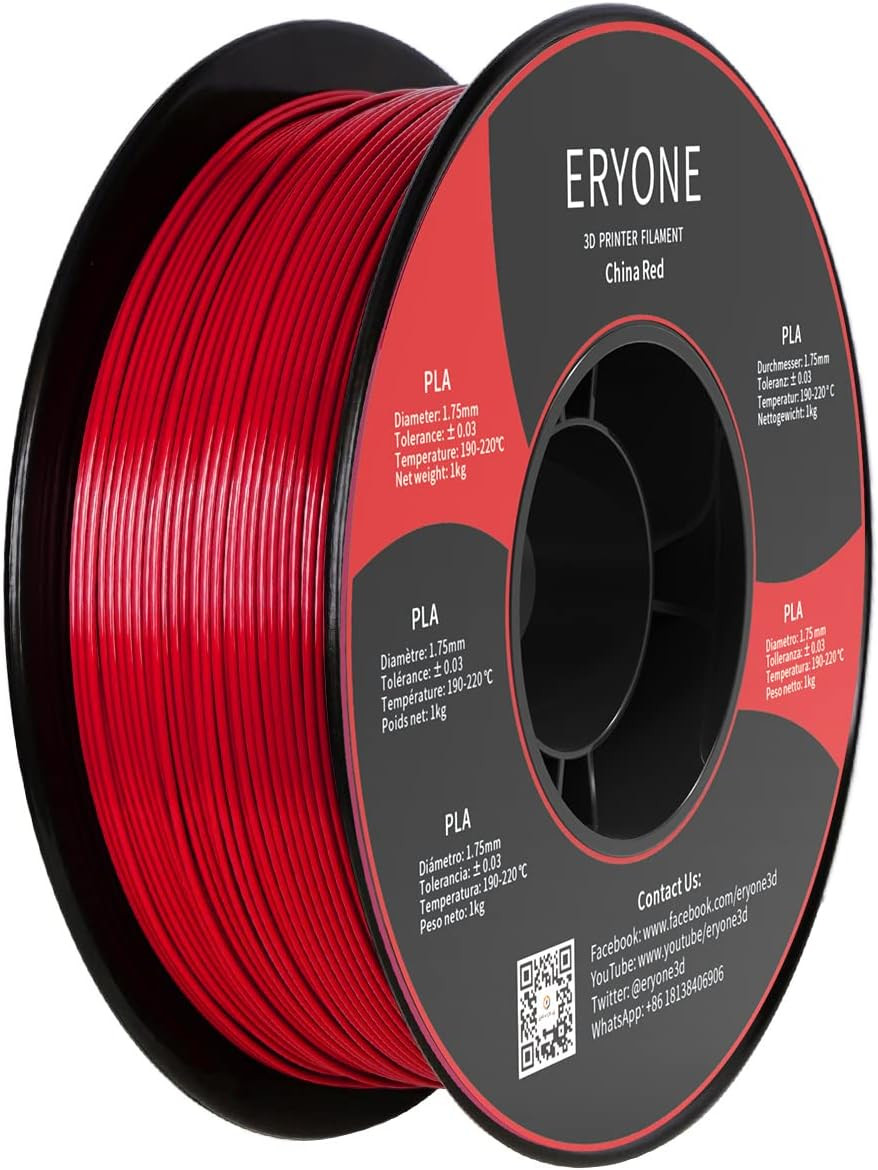 Filament ERYONE PLA China Red-1Kg