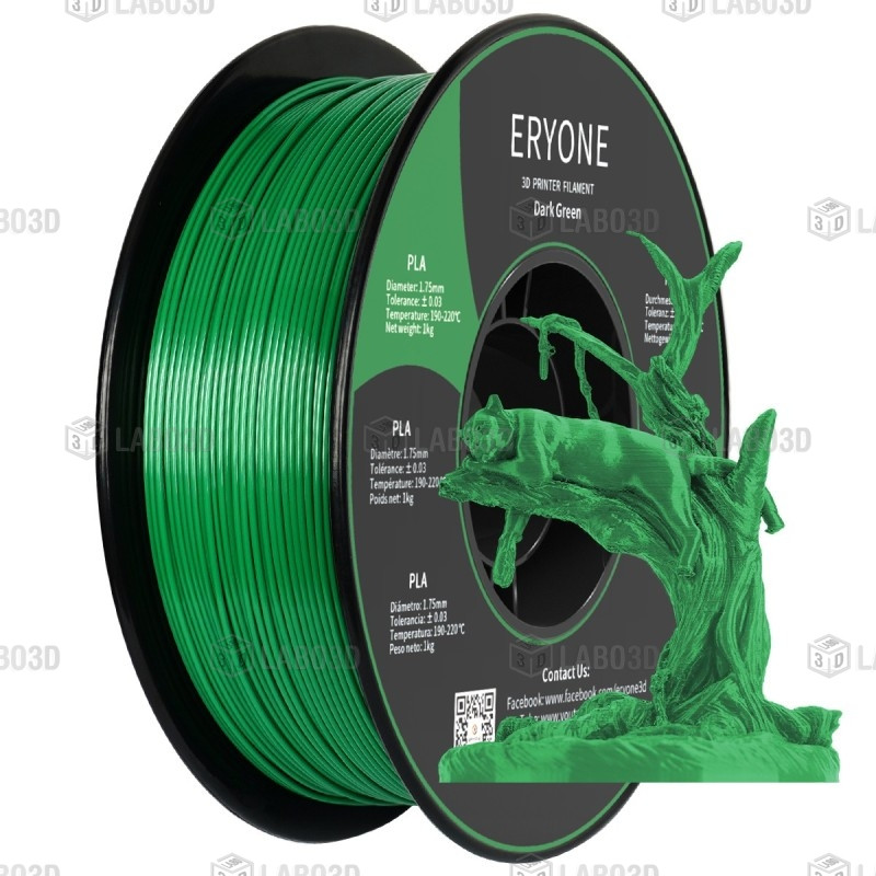 Filament ERYONE PLA Dark Green-1Kg