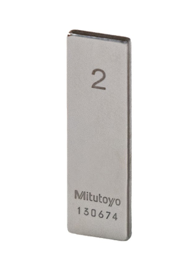 Bloc de calibrare, Mitutoyo Metric, Clasa 1, Otel, 2mm, 611612-031