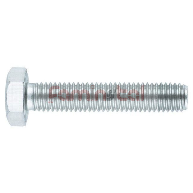 SURUB CAP HEXAGONAL M10x40 DIN 933, ZINCAT (SET 50 BUC)