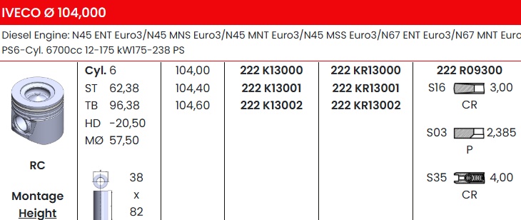KLIP 104 NEW HOLLAND NEF 8094853