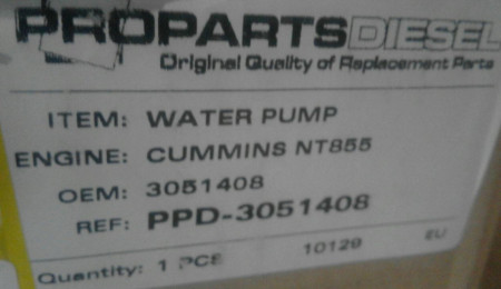 PUMPA VODE CUMMINS NT855 3051408