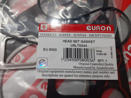 GARNITURA DIHTUNGA GORNJA PERKINS 704-26 U5LT0344