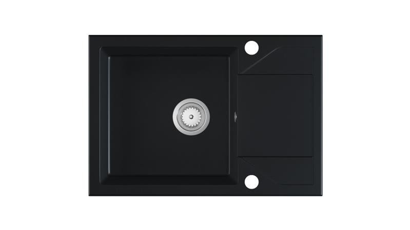 CHIUVETA BUCATARIE DIN GRANIT NEGRU ADRIA 63 CM HALMAR