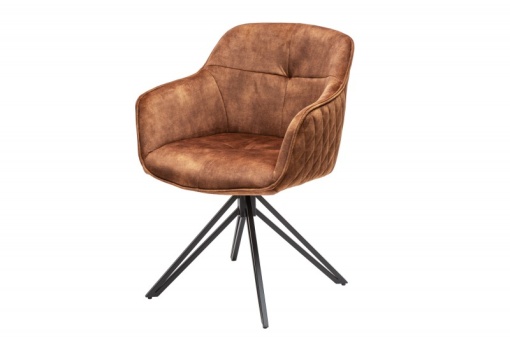 SET 2 SCAUNE ROTATIVE, EUPHORIA, DIN METAL SI CATIFEA, STIL RETRO ...