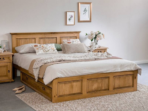PAT DUBLU POPRAD 160X200, DIN LEMN DE PIN, STIL CLASIC, SIGNAL