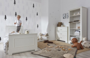 PAT PENTRU CAMERA COPII INES ALB 90 X 200 DESIGN CLASIC BA