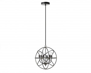 CANDELABRU INDUSTRIAL LOFT APP261, 52x52 cm, NEGRU, DIN METAL, STIL ...