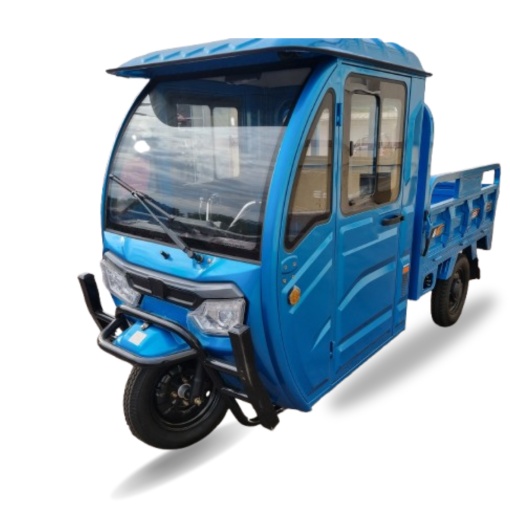 Triciclu electric 2000W cu cabina, fara permis, 25Km/h, Voltarom, 72V ...