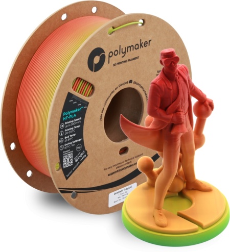 Filament Polymaker HT-PLA Gradient Tropical, 1,75 mm / 1000 g - 3Dinbox
