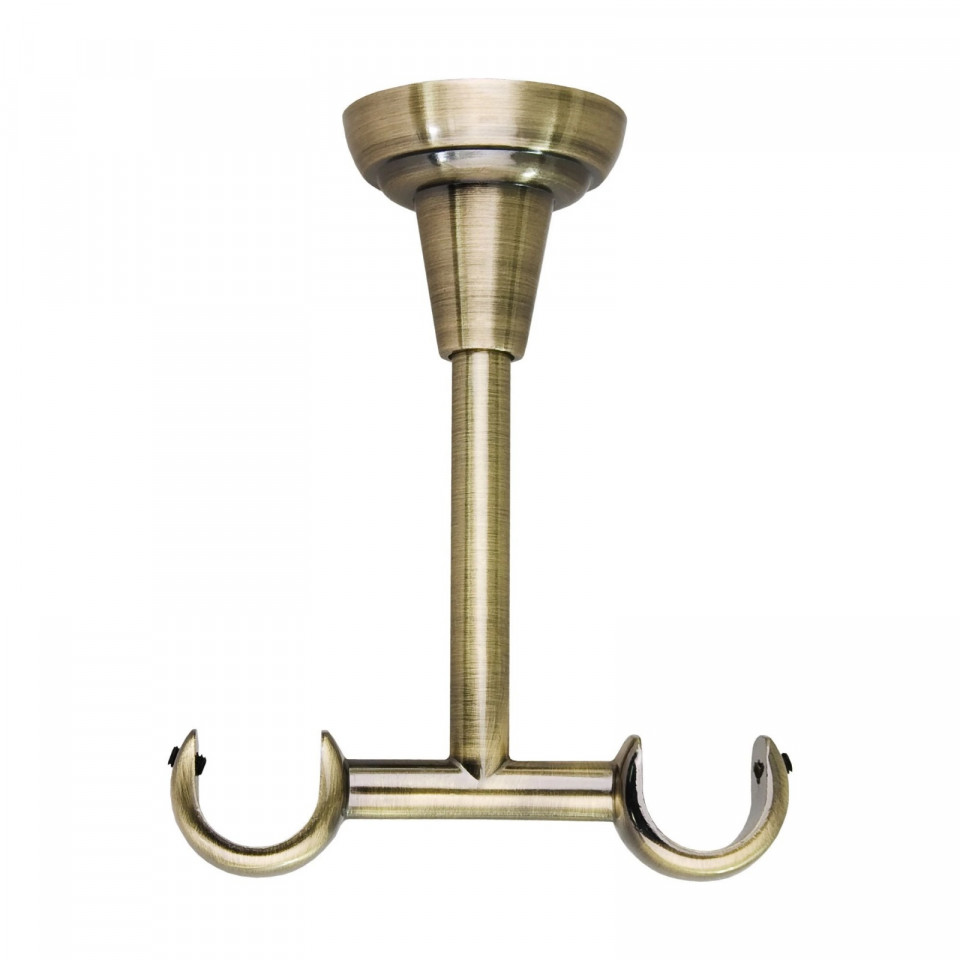 Galerie dubla TWISTER prindere tavan- dubla 19/19 - aur antic