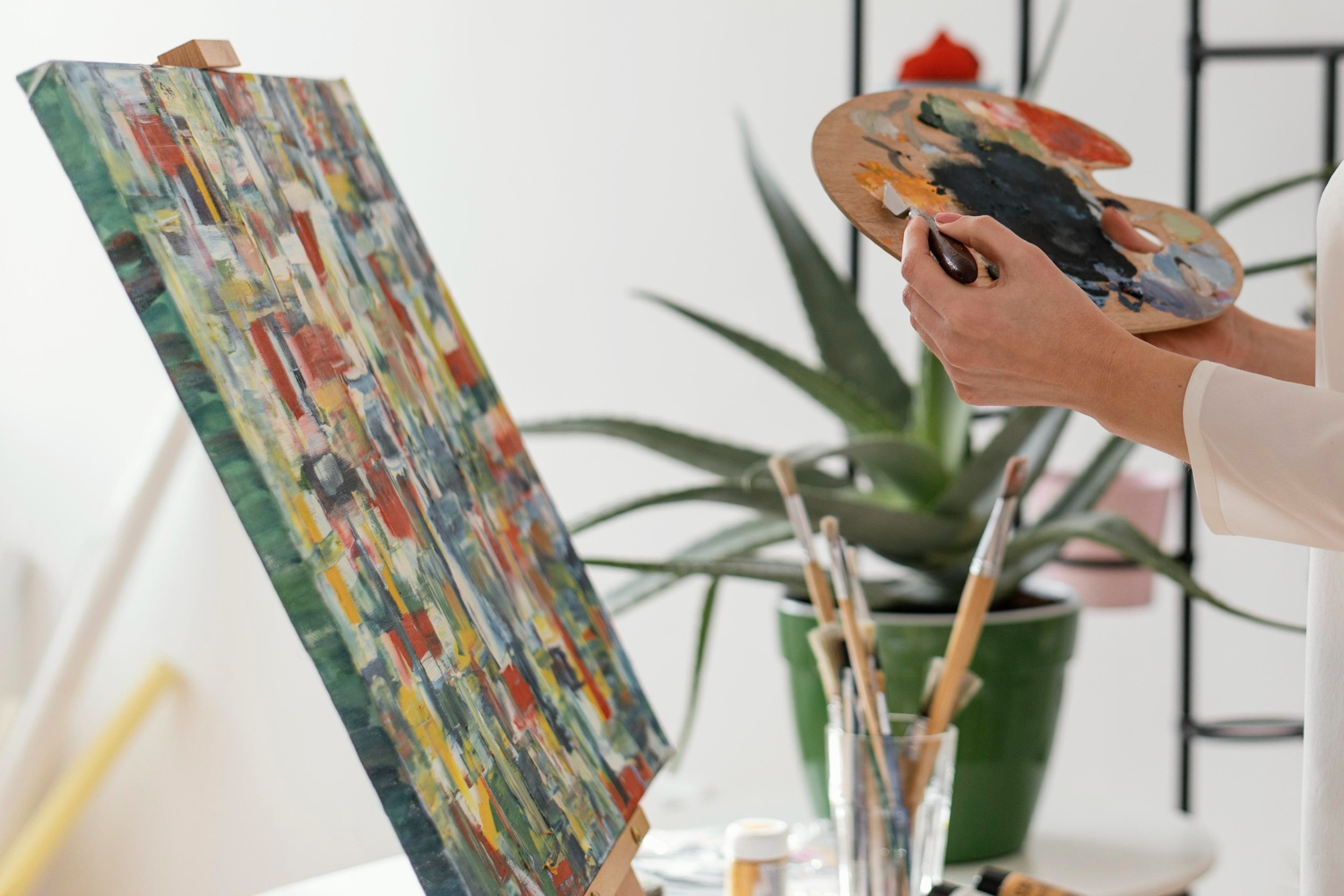 Idei de picturi simple si complexe pe pânză | Craftix