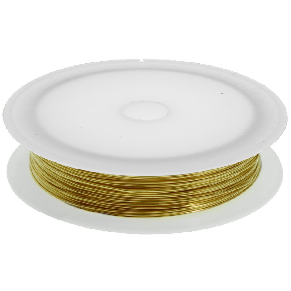 Sarma de modelaj aurie 0,5mm x 8m/rola
