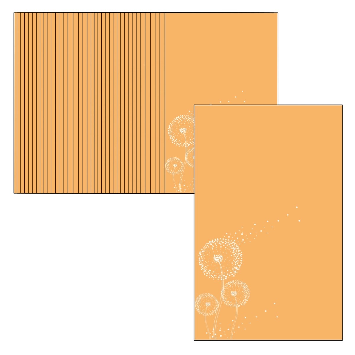 Cartonas martisor model-24 papadie 9x5,4cm 50/set