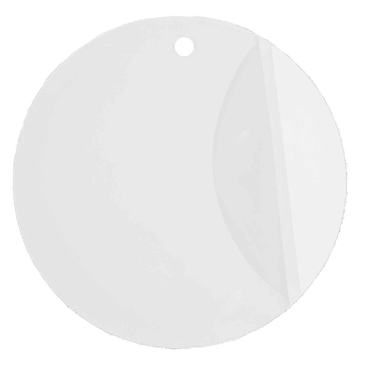 Disc plexiglas transparent cu gaura 12cm