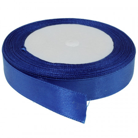 Panglica satinata albastru regal 15mm x 21m/rola