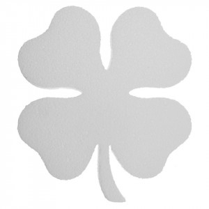 Trifoi cu 4 foi polistiren dens 18x16x2cm