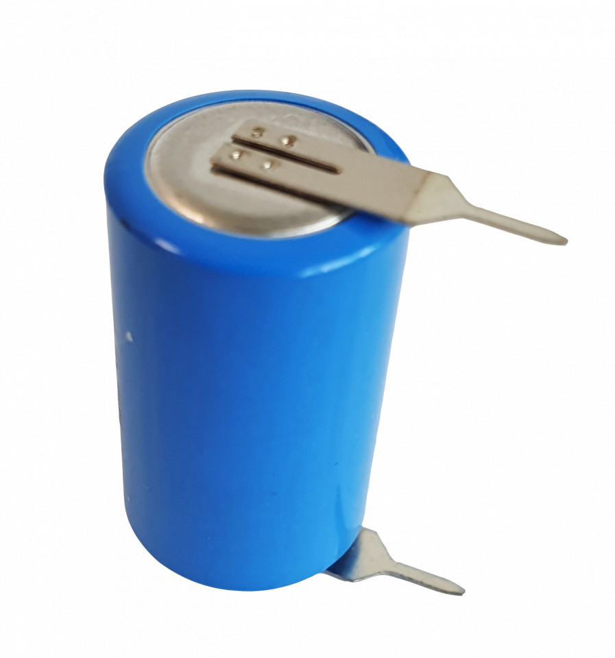 Lithium battery Voltec ER14250 (LS14250) 1/2AA 3.6V with pins