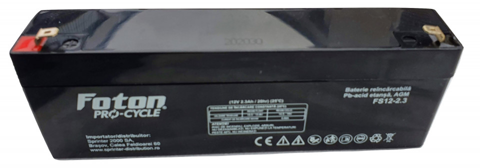 VRLA Foton Battery 12V 2.3Ah