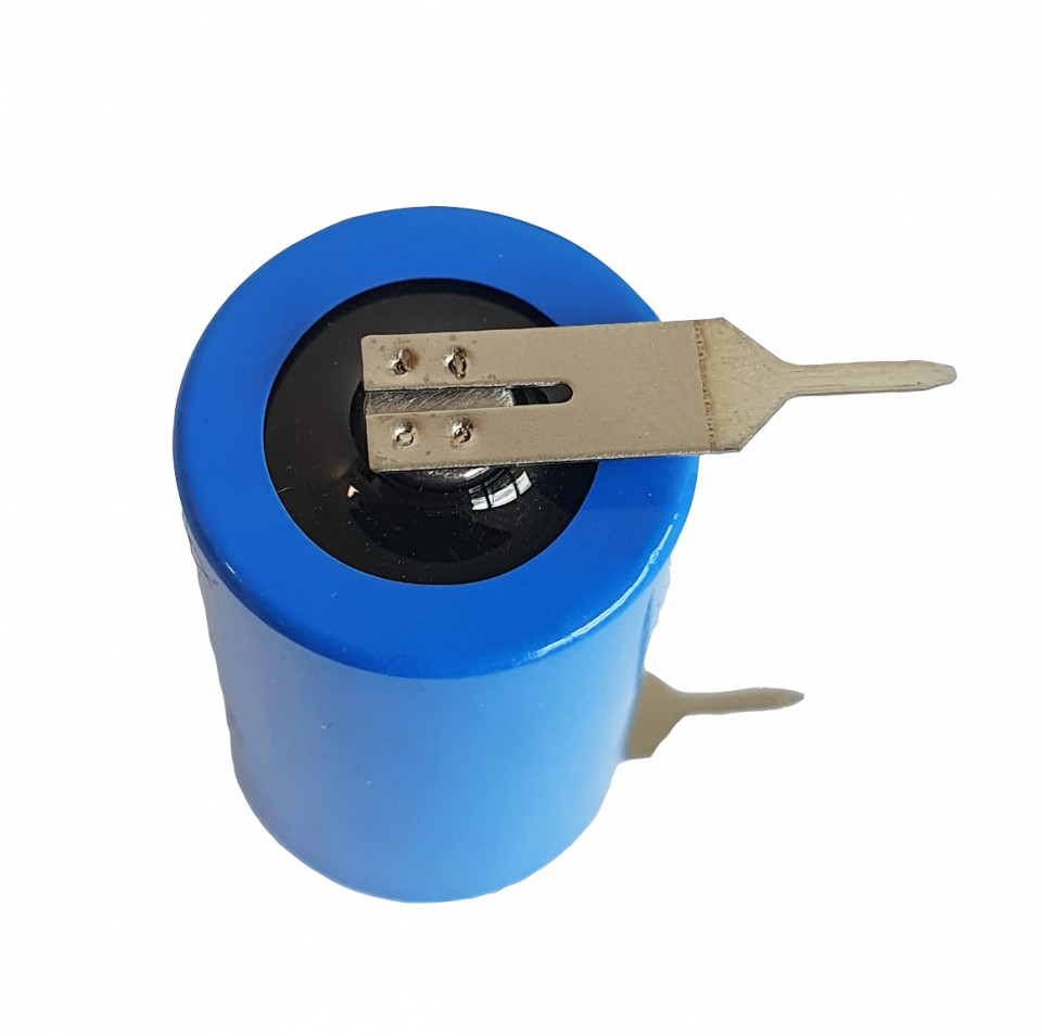 Lithium battery Voltec ER14250 (LS14250) 1/2AA 3.6V with pins