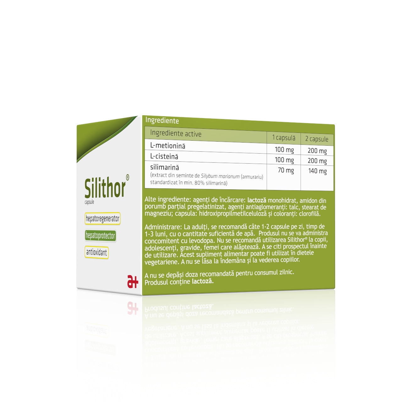 Silithor, 60 capsule, supliment hepatoprotector Antibiotice SA