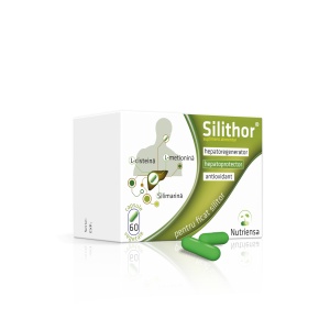 Silithor, 60 capsule, supliment hepatoprotector Antibiotice SA