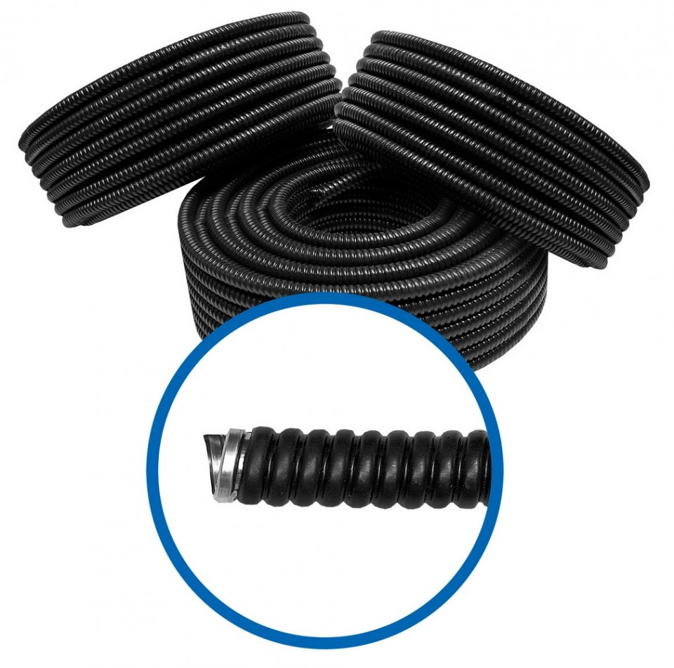 Copex metalic cu izolatie pvc, ignifug, 9mm, pentru instalatii ...