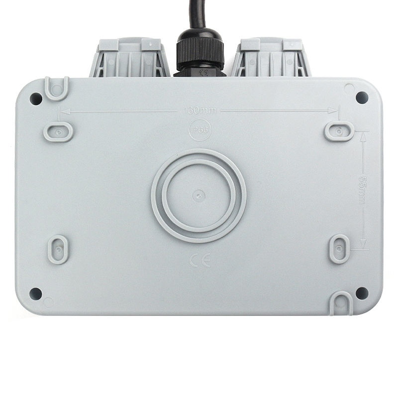 Priza dubla exterior, Model Standard European, 250V/16A, IP66 ...