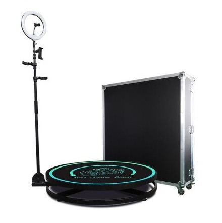 Platforma foto/video Selfie 360 cu brat rotativ, led RGB, pentru ...