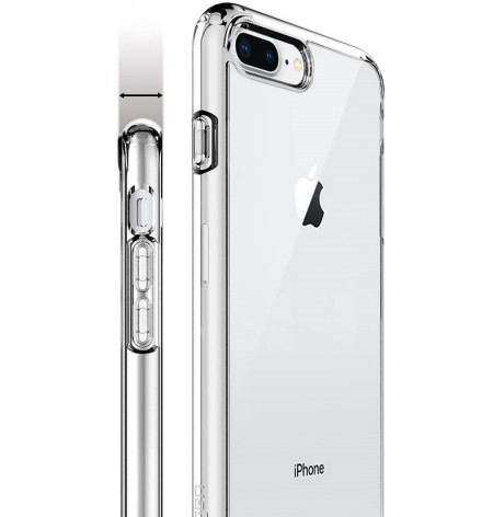 Husa Apple iPhone 7 Plus, Silicon TPU 2.0mm slim Transparenta