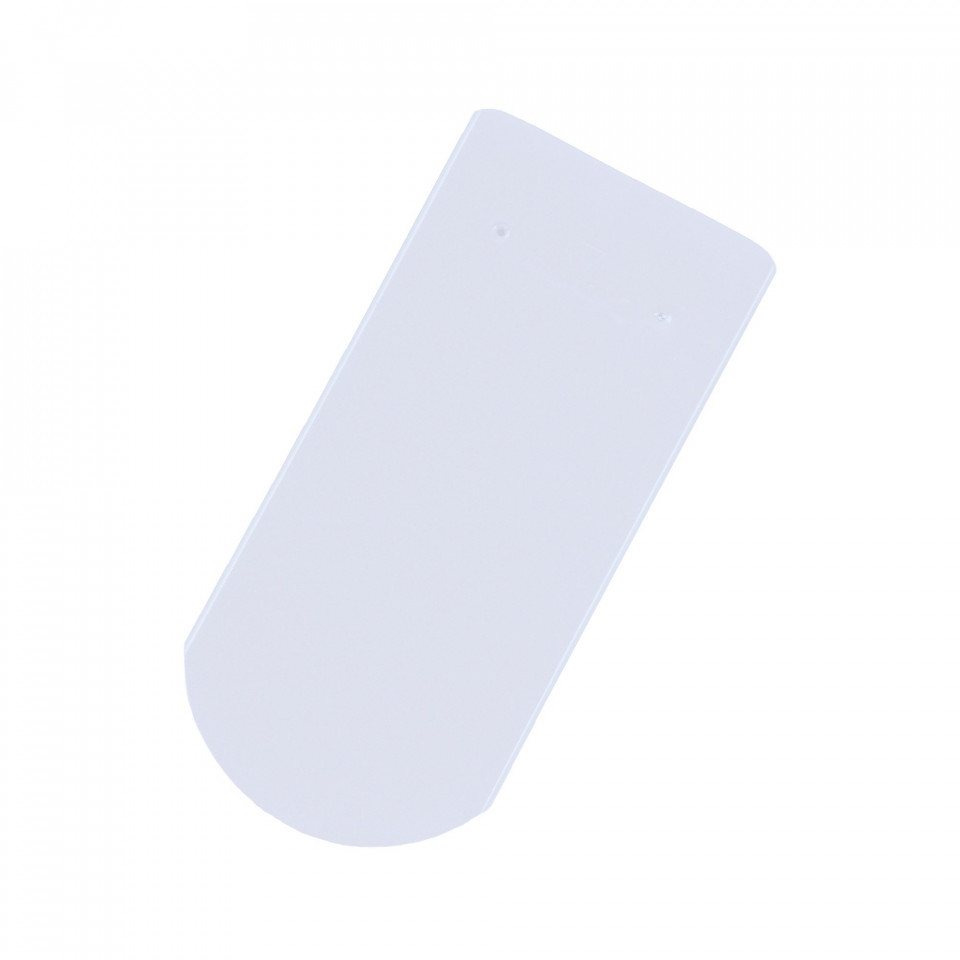 Tigla solzi Tondach cu taiere semicirculara alb lucios