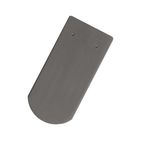 Tigla solzi Tondach cu taiere semicirculara gri lucios