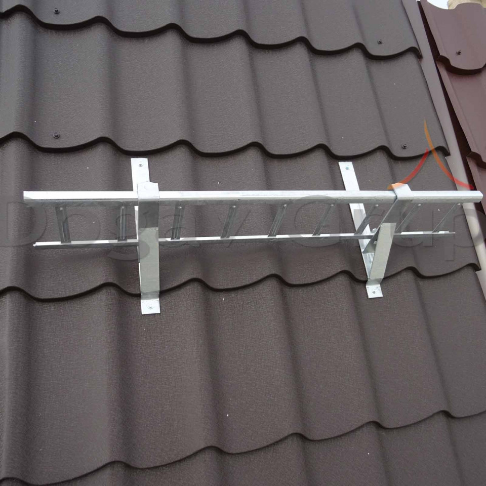 SET Parazăpadă grilaj ZINCAT 3 ml + 4 suporți țiglă metalică