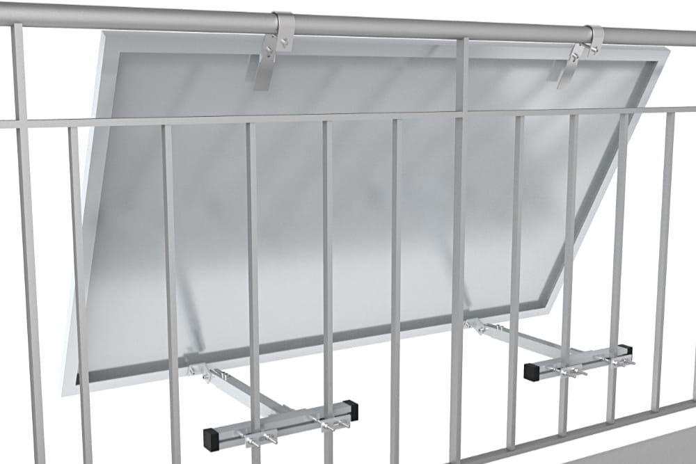 Structura panou fotovoltaic fixare balcon reglabil