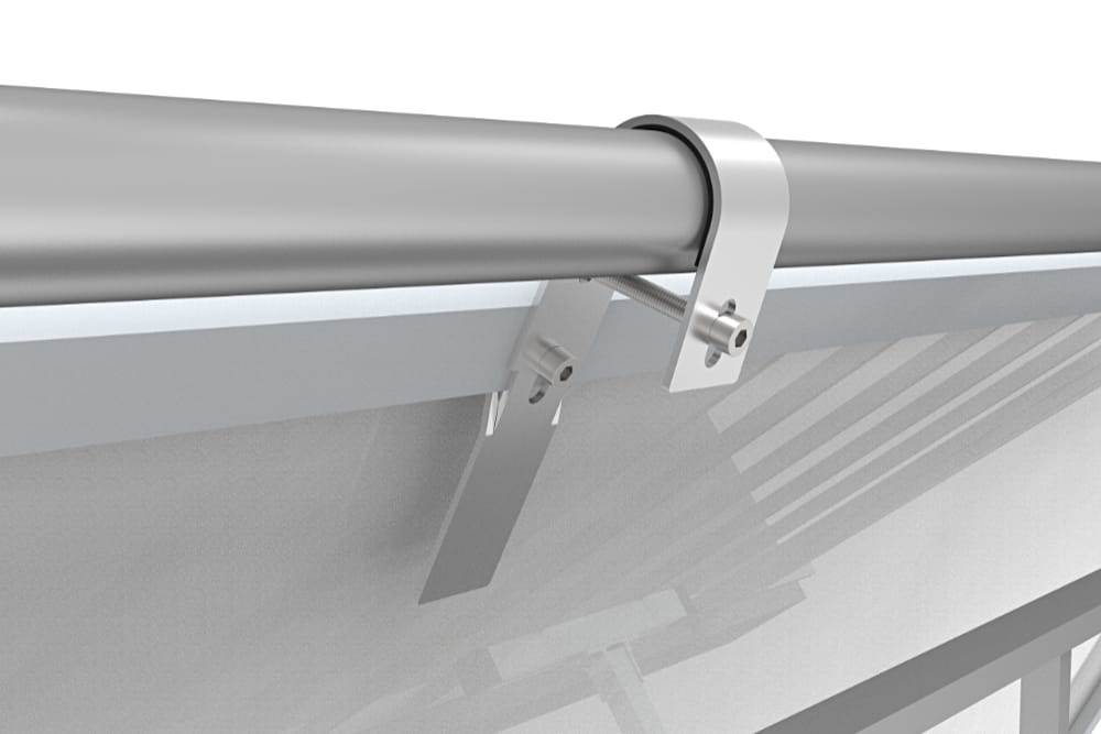 Structura panou fotovoltaic fixare balcon reglabil