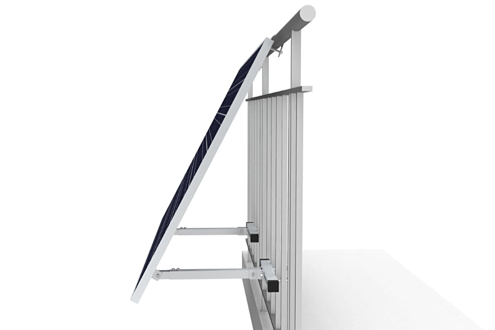 Structura panou fotovoltaic fixare balcon reglabil