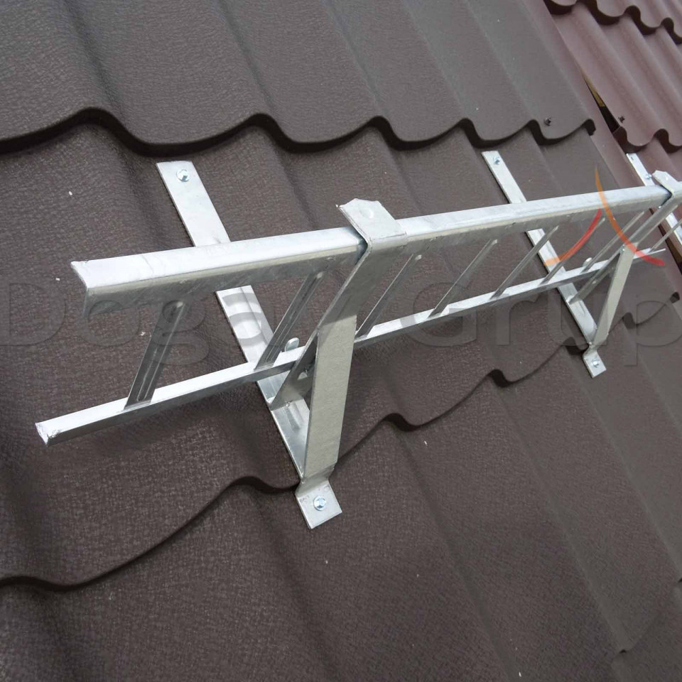 SET Parazăpadă grilaj ZINCAT 3 ml + 4 suporți țiglă metalică