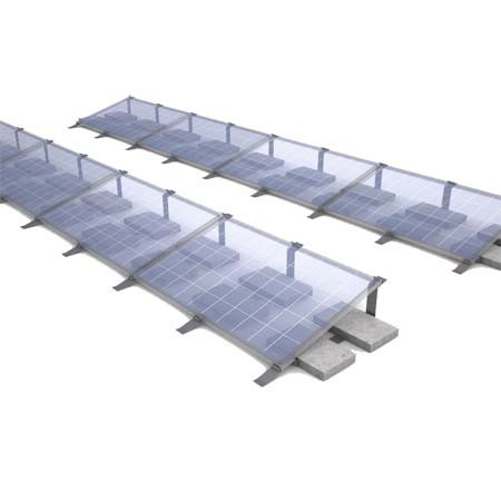 Element montaj panou fotovoltaic acoperis plat terasa tip U