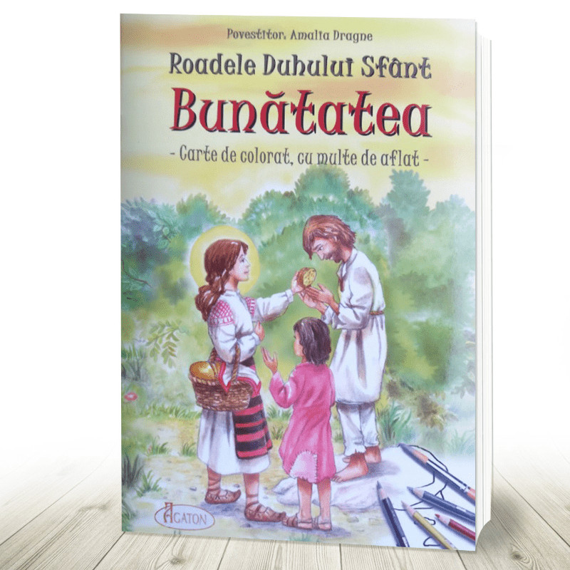 Bunatatea Roadele Duhului Sfant Carte de colorat cu multe de aflat (R8-4)