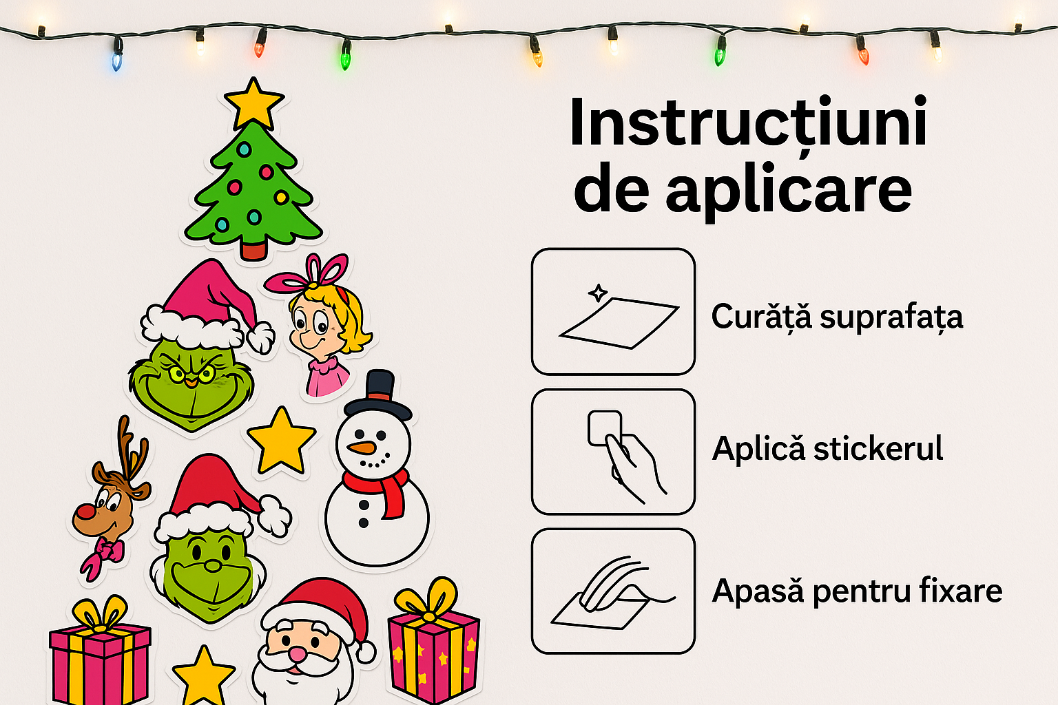 Sticker Home Sweet Home Christmas Casuta, Autoadeziv, Craciun, Cri-Flo ...