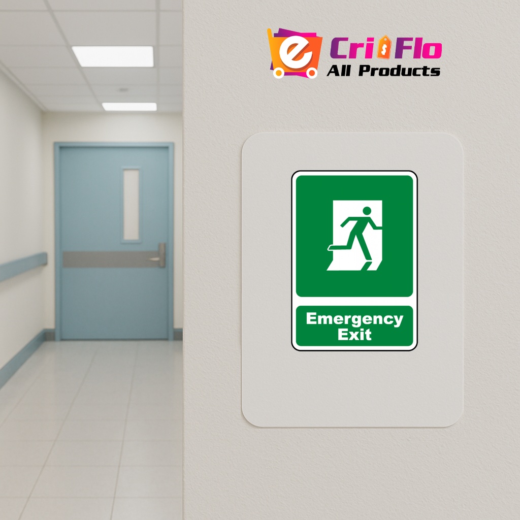 ⚠️ INDICATOARE 🛑 Indicator Emergency exit sign, Sticker autocolant ️