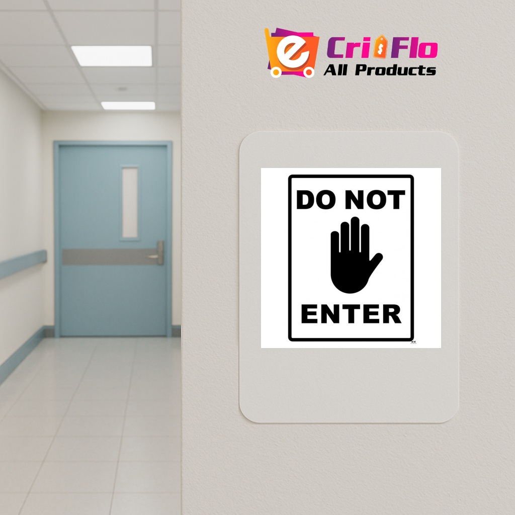 ⚠️ INDICATOARE 🛑 Indicator Do Not Enter Sign, Sticker autocolant ️