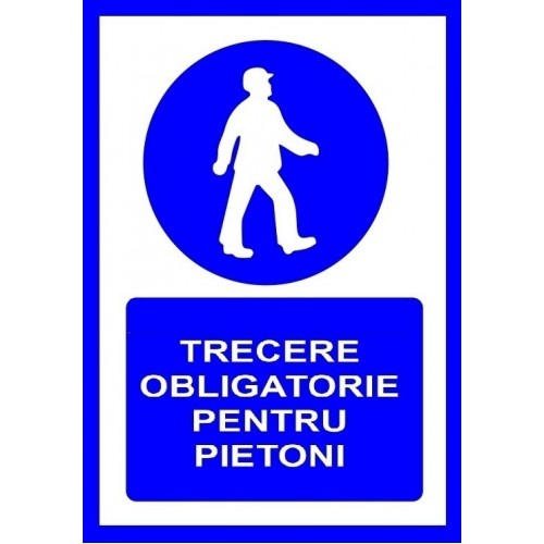 ⚠️ INDICATOARE 🛑 Indicator pentru trecere de pietoni, Sticker autocolant ️