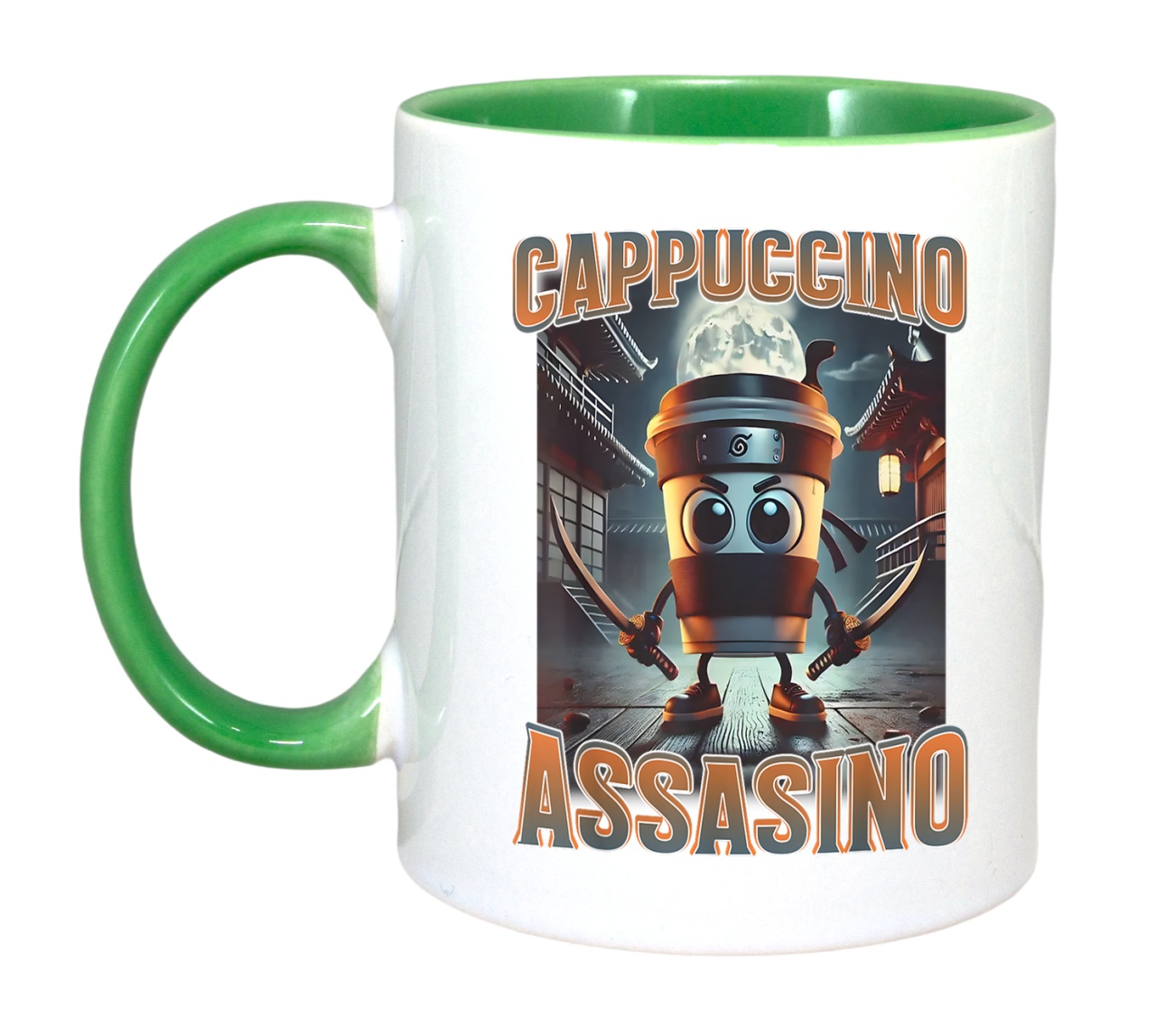Cana Tralalero TraLaLa cu Italian Brainrot Cappuccino Assassino, Funny ...