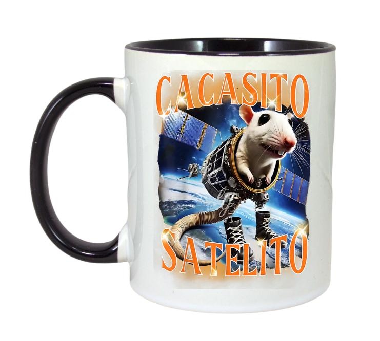 Cana Tralalero TraLaLa cu Cacasito Satelito Italian Brainrot Silly Rat Meme