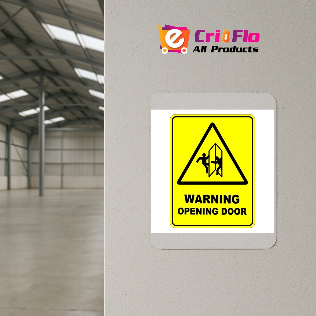 ⚠️ INDICATOARE 🛑 Indicator Warning Opening Door Safety Sign, Sticker ...