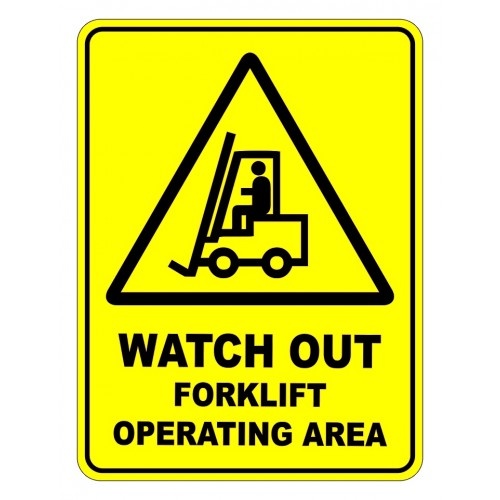 ⚠️ INDICATOARE 🛑 Indicator Watch Out Forklift Operating Area Safety ...