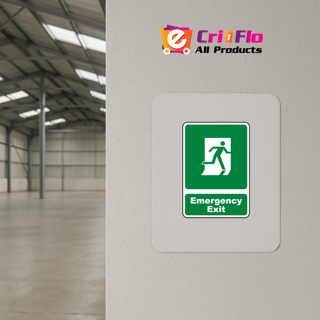 ⚠️ INDICATOARE 🛑 Indicator Emergency exit sign, Sticker autocolant ️