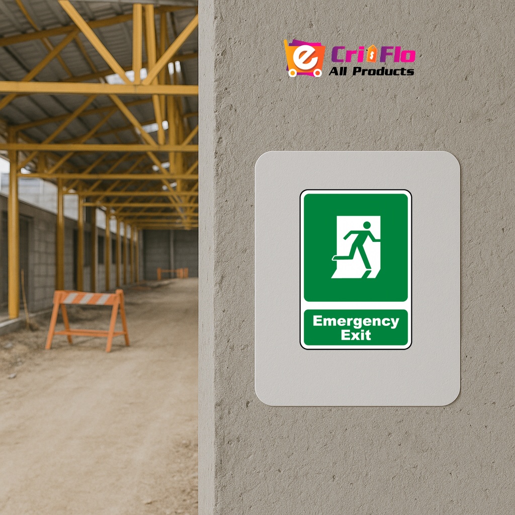 ⚠️ INDICATOARE 🛑 Indicator Emergency exit sign, Sticker autocolant ️