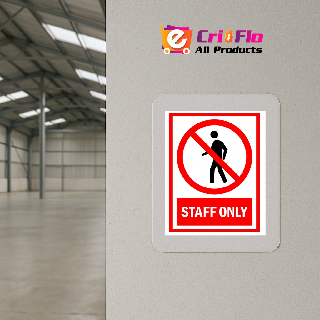 ⚠️ INDICATOARE 🛑 Indicator Sign staff only, Sticker autocolant ️